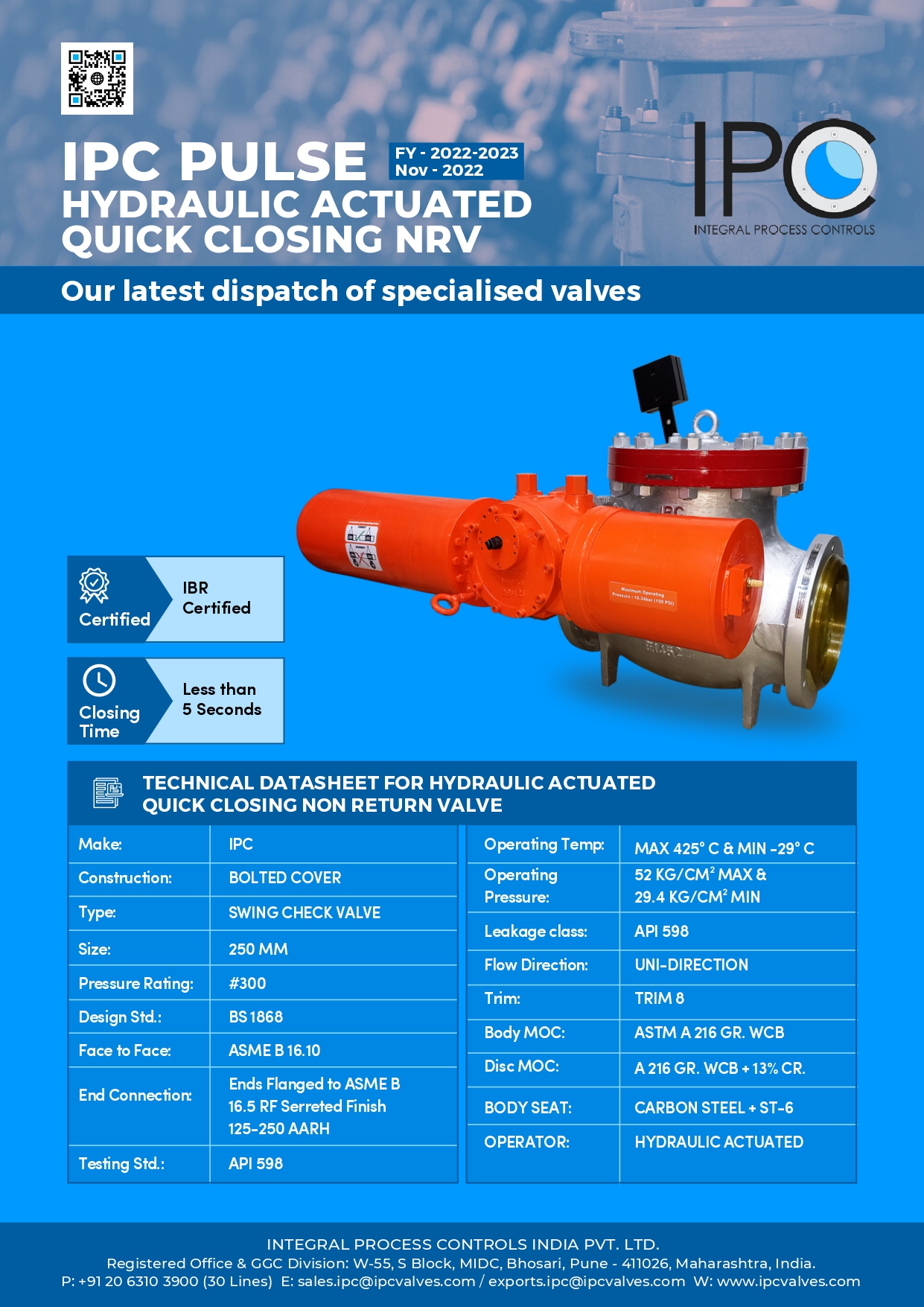 CÔNG TY KỸ THUẬT QUỐC TẾ VĨNH THANH VAN IPC PULSE ẤN ĐỘ ẤN ĐỘ